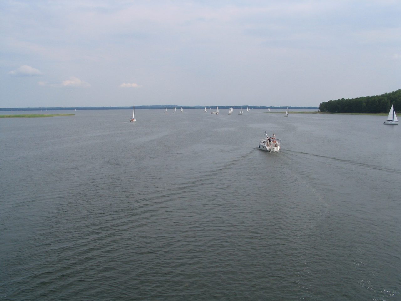 Jezioro Dargin - na szlaku z Giżycka do Węgorzewa